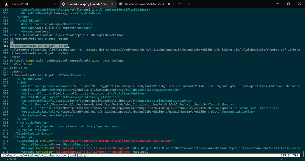 WINDOWS_EXPORT_ALL_SYMBOLS vcxproj command failing - Usage - CMake Discourse
