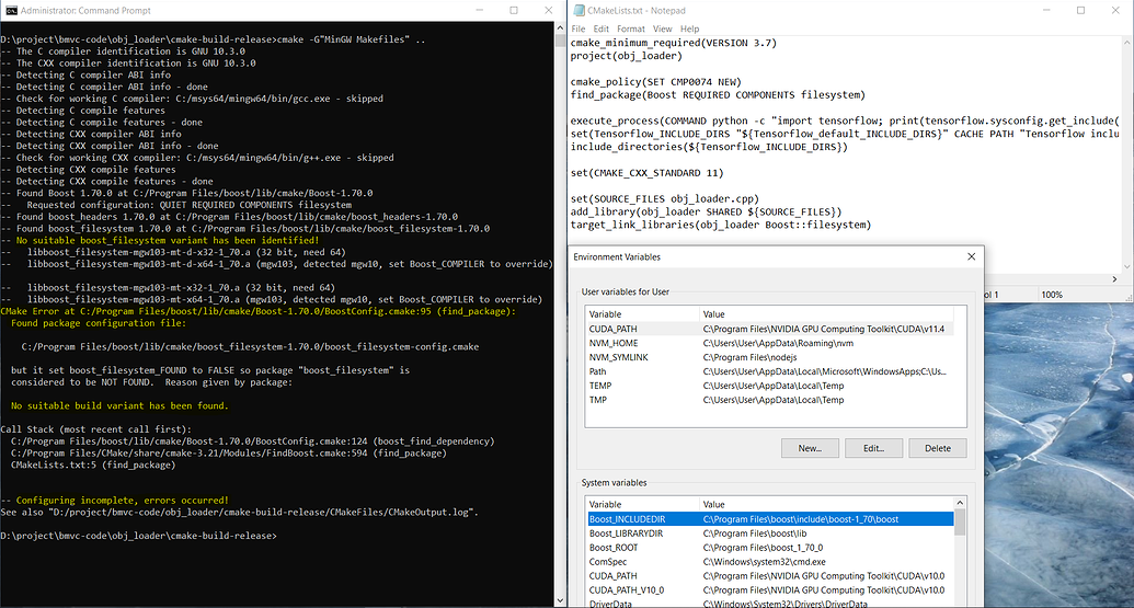 cannot find -lboost_filesystem - Usage - CMake Discourse