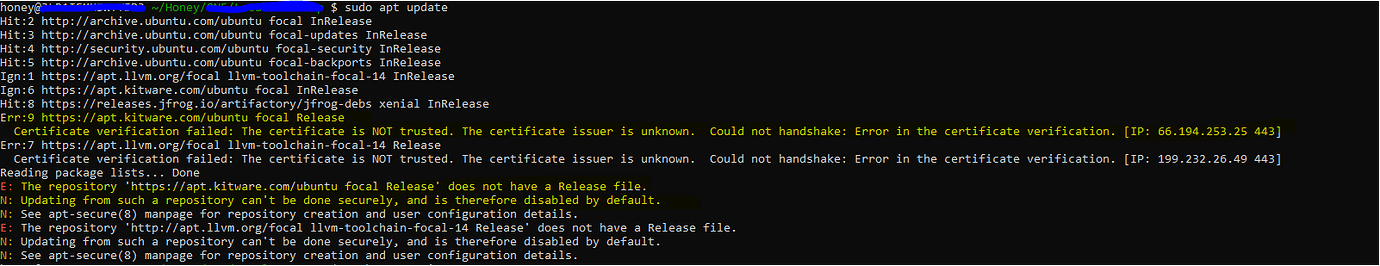 Facing Issues While Trying To Upgrade Cmake 3 16 3 To 3 24 0 In Wsl Ubuntu 20 04 Usage Cmake